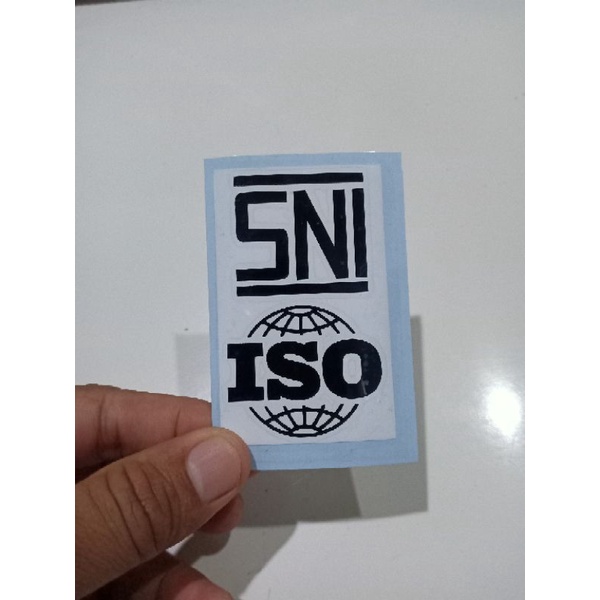 Jual stiker SNI ISO Untuk frame sepeda model cutting sticker | Shopee ...