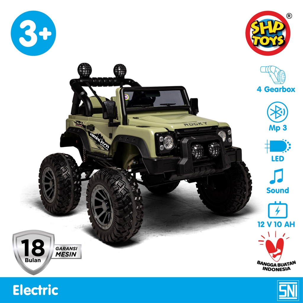Jual Rocky Monster Volta Toys by SHP (Volta 5023) Mainan Mobil Aki Jeep ...
