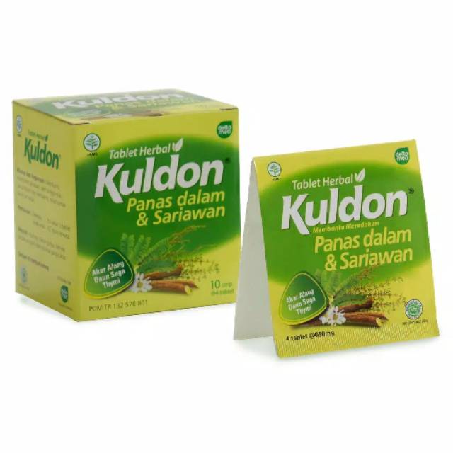 Jual Kuldon Tablet Herbal Panas Dalam & Sariawan | Shopee Indonesia