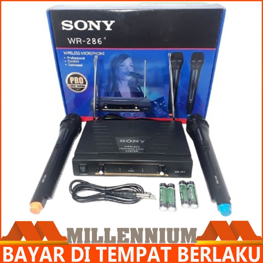 Jual Sony Wr 286 Microphone Wireless | Shopee Indonesia