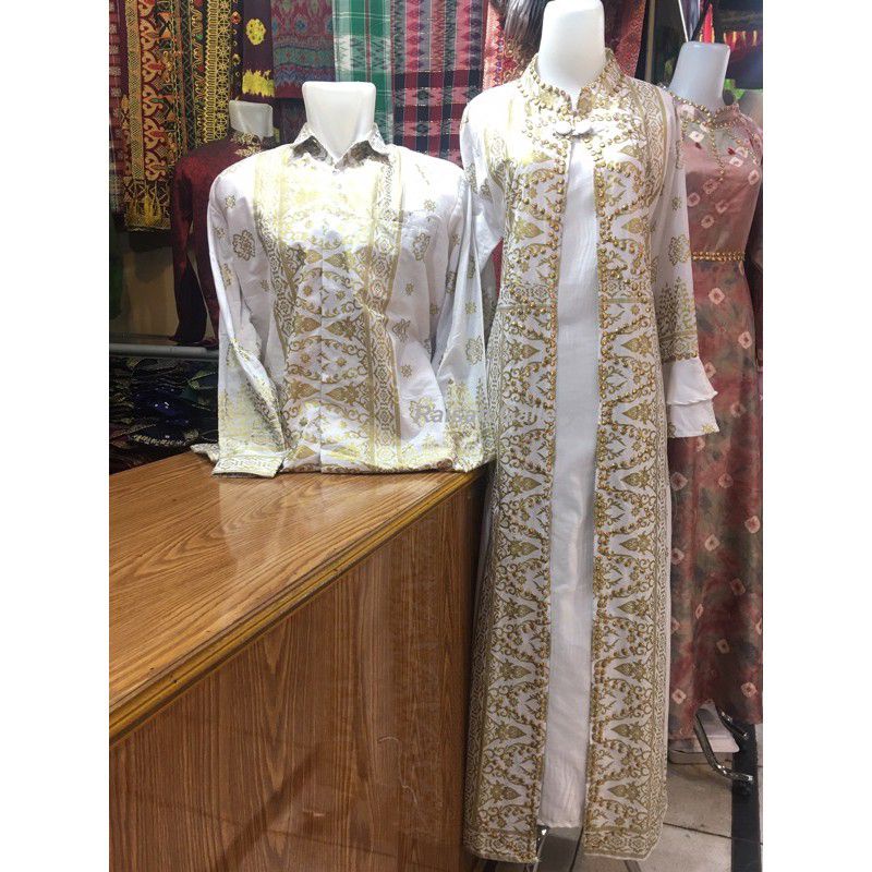 Jual GAMIS BATIK SONGKET PALEMBANG TERBARU-BAJU KONDANGAN | Shopee ...