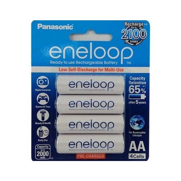 Jual Baterai Panasonic Eneloop Aa 2000Mah 4 Pcs | Shopee Indonesia