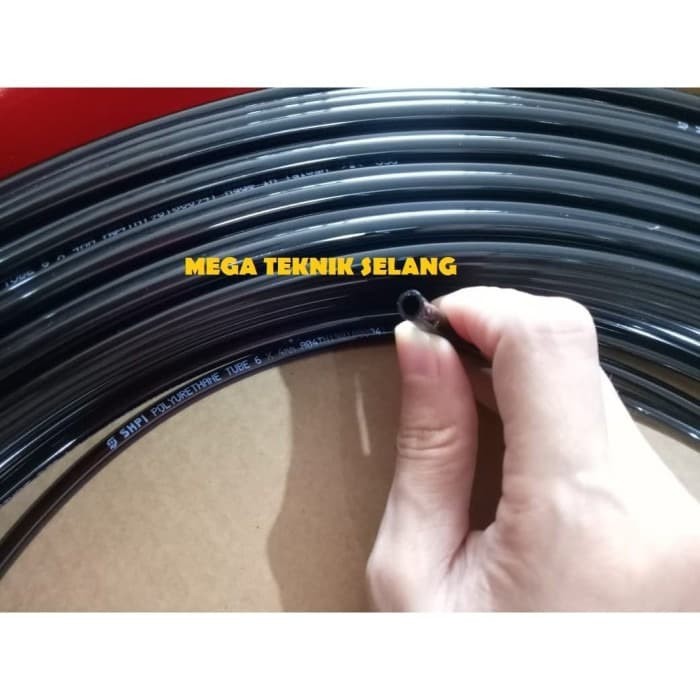 Jual Selang Nilon OD 6 mm x ID 4 mm Nylon Hose Kompresor Angin | Shopee ...