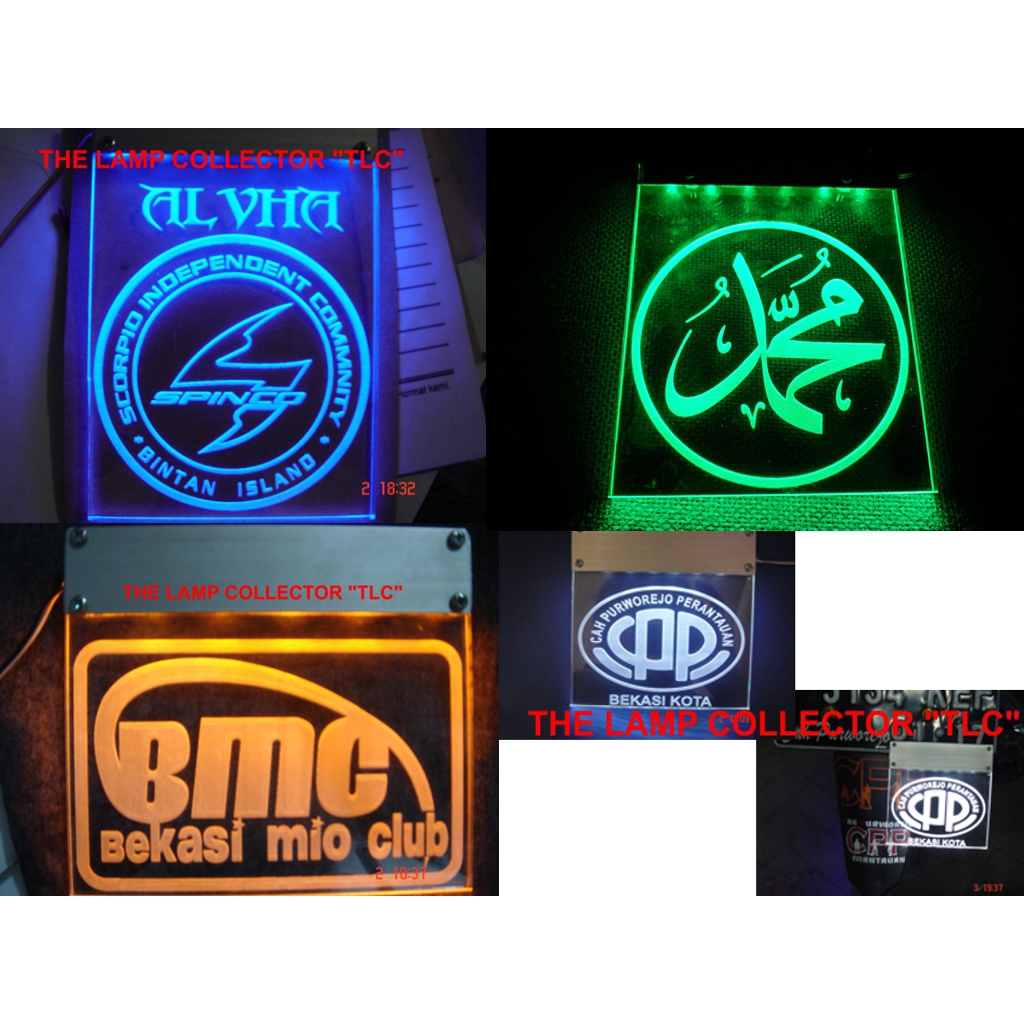 Jual CUSTOM PENENG AKRILIK GRAFIR LASER DENGAN LED | Shopee Indonesia