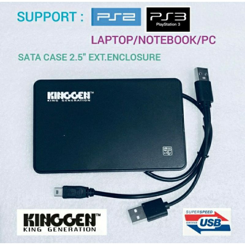 Jual enclouser cas hdd ssd external kinggen usb 3.0 | Shopee Indonesia