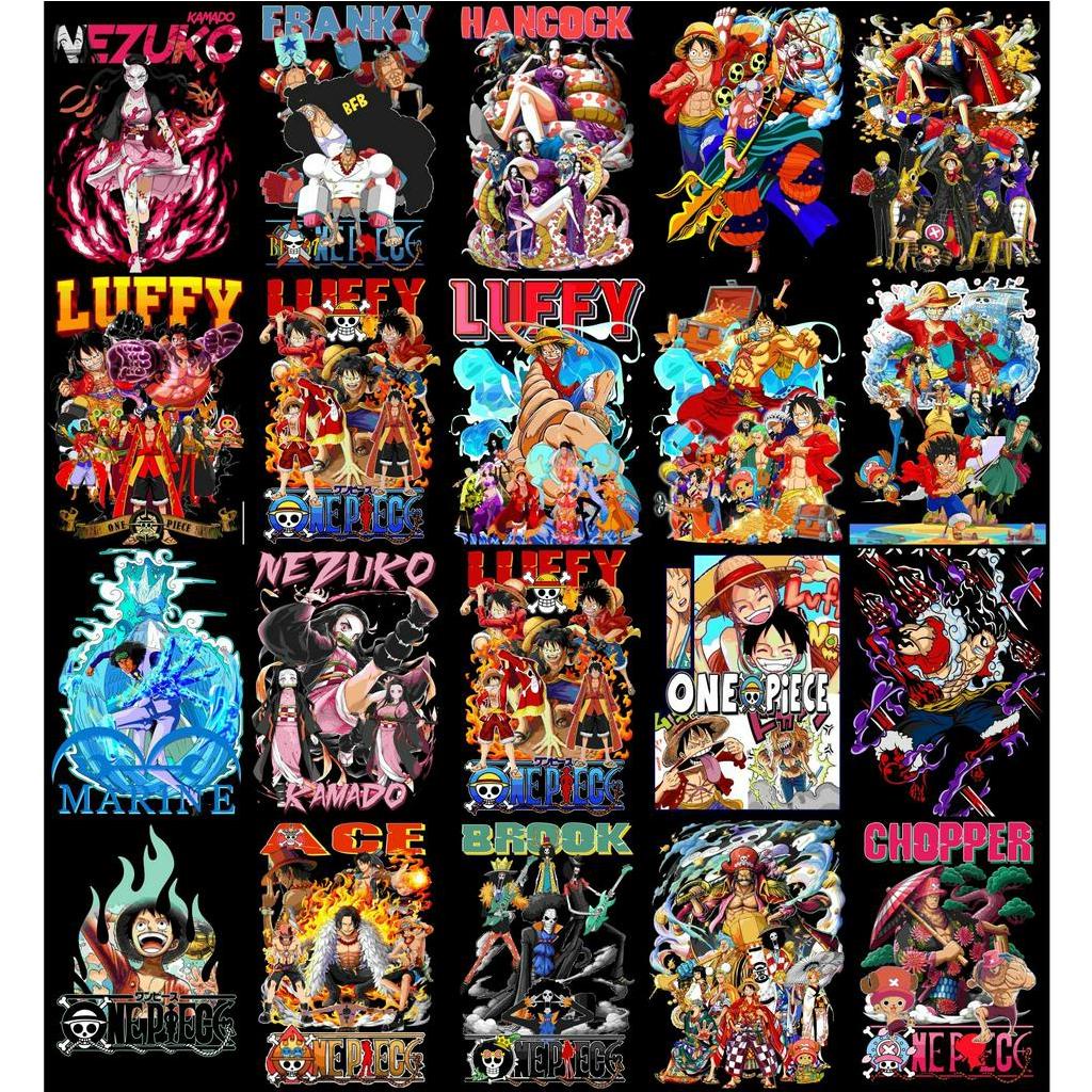 Jual 93 Anime Collection T-shirt Design V.9 - Disain Sablon DTF-DTG ...