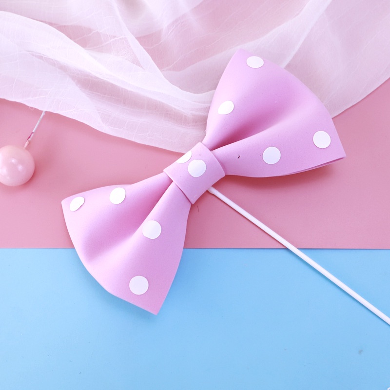 Jual Topper Cake Mickey Minnie Mouse Bow / Pita Dekorasi Kue dan Pita ...