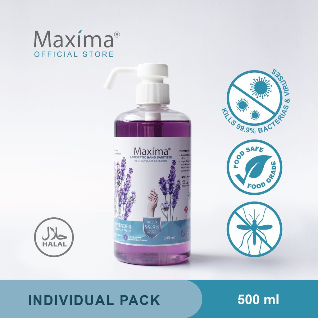 Jual Maxima Antiseptic Hand Sanitizer 500 ml | Shopee Indonesia