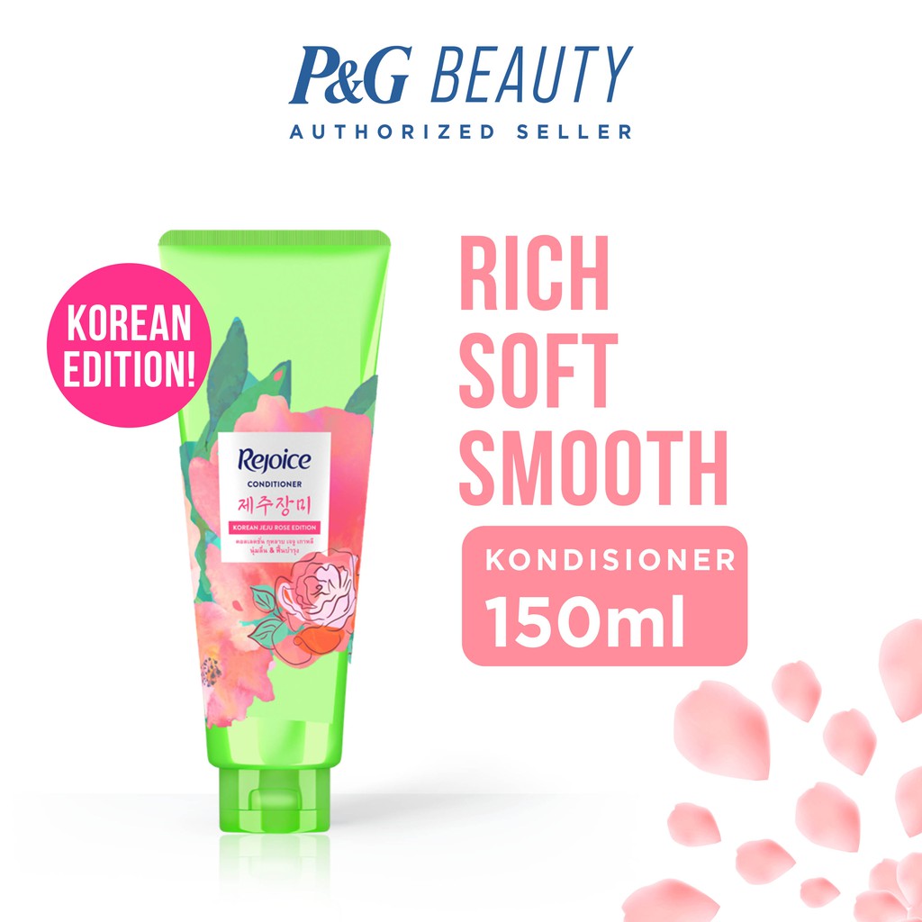 Jual Rejoice Conditioner Korean Jeju Rose Edition 150mL | Shopee Indonesia