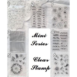 Jual Clear Stamp (Stempel Transparan/Bening) - Mini Series_21 | Shopee ...