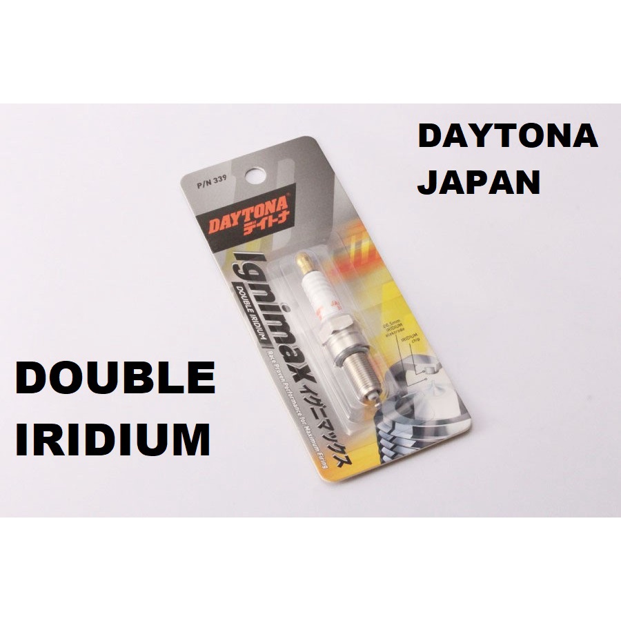 Jual Busi Racing Double Iridium CPR9EA-9 Daytona Nmax, PCX, Aerox, Vario 150, Vario125, Beat Fi ...