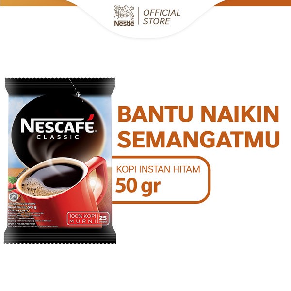 Jual t01thy Nescafe Classic Kopi Instan Kopi Hitam Sachet Bag 50G Ds20X11 | Shopee Indonesia