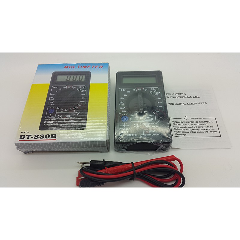 Jual Multitester Multimeter Digital DT830B | Shopee Indonesia