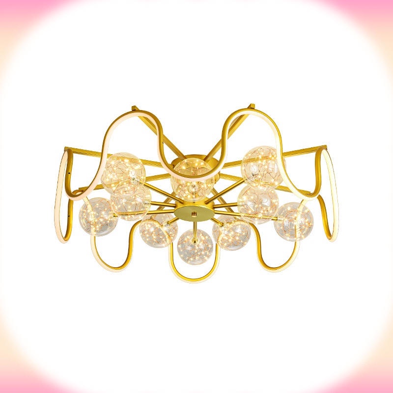 Jual Lampu Ruang Tamu Mewah Lampu Langit-langit Nordic Modern Minimalis ...