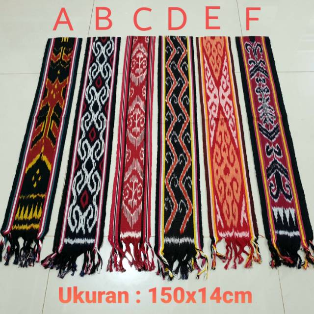 Jual Tenun Syal Etnik Motif Dayak Lombok Toraja Sumba | Shopee Indonesia