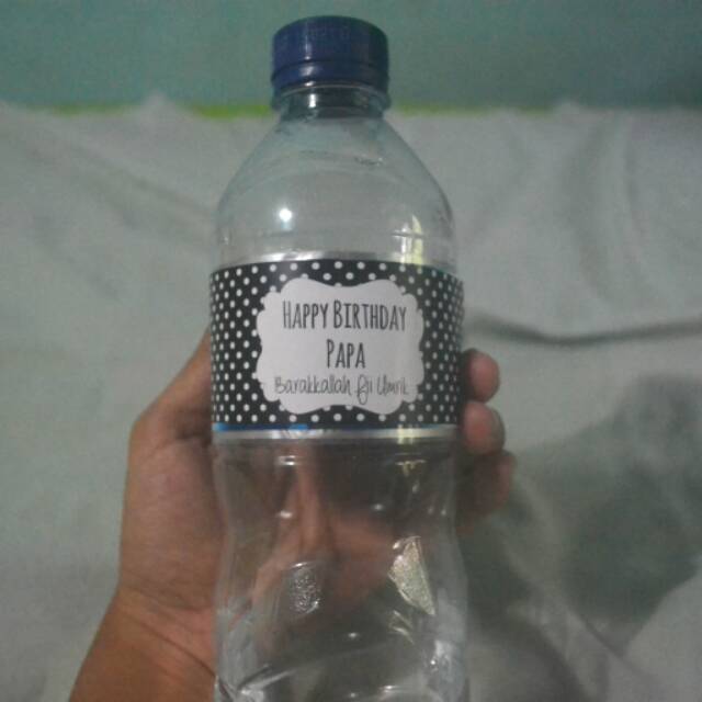 Jual Label Air Mineral Custom | Shopee Indonesia
