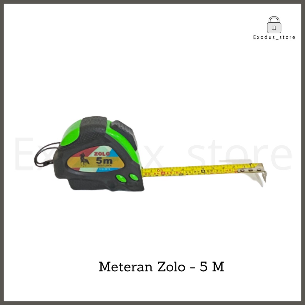 Jual Meteran 5 meter 5m bagunan / meteran tukang tangan roll ZOLO ...