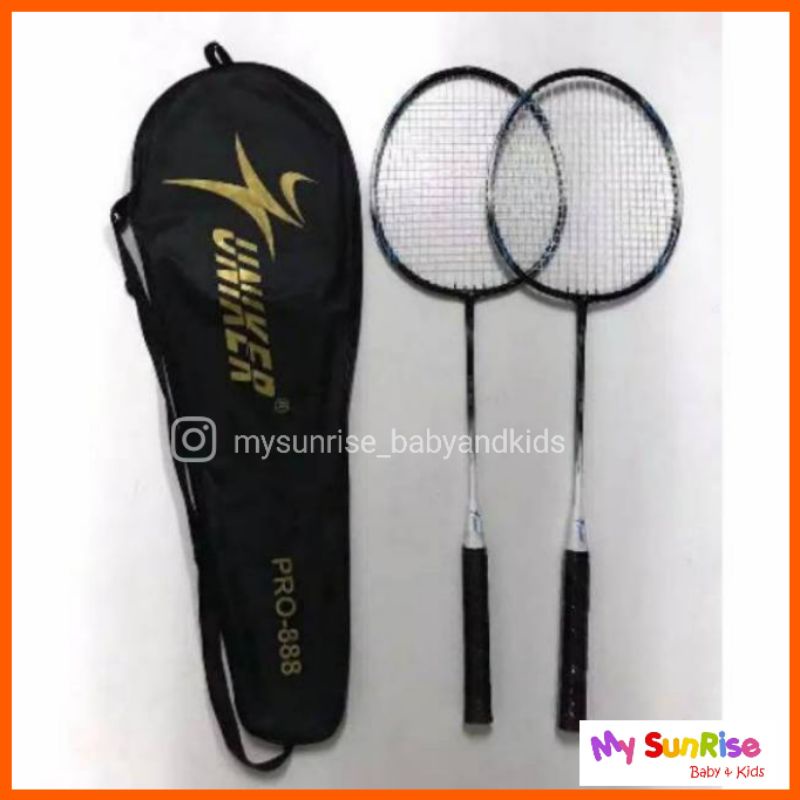 Jual Raket Badminton Anak isi 2 UNIKER 888 ORIGINAL | Shopee Indonesia