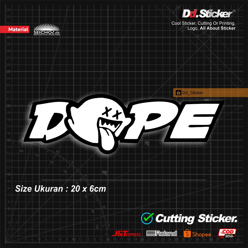 Jual DOPE | Cutting Sticker | Shopee Indonesia