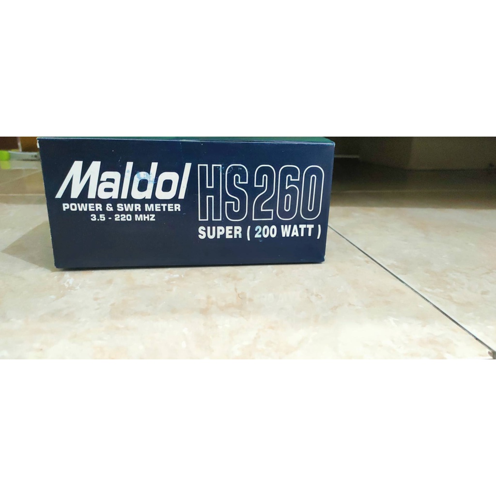 Jual SWR POWER METER MALDOL HS-260 200 Watt MALDOL HS260 | Shopee Indonesia