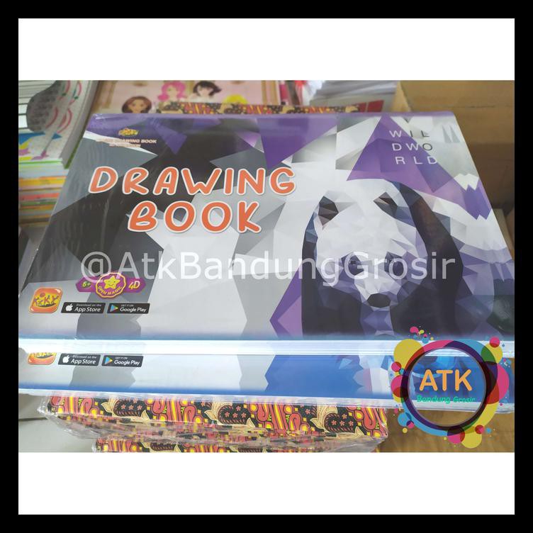 Jual Buku Gambar A4 Kiky 4D Magic Drawing Book Animation 4D Grosir ...
