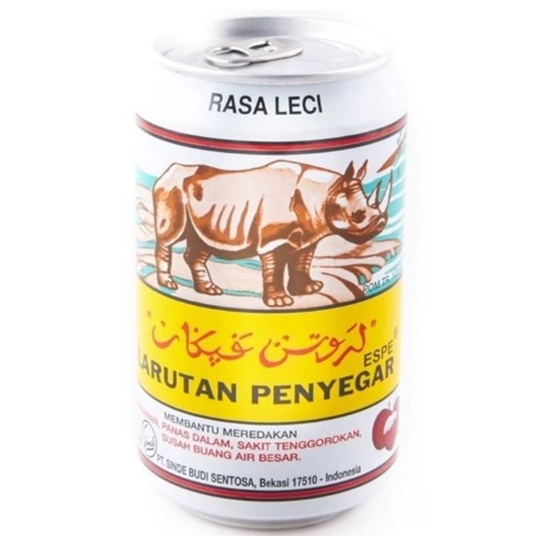 Jual Larutan penyegar cap badak rasa leci 320ml | Shopee Indonesia
