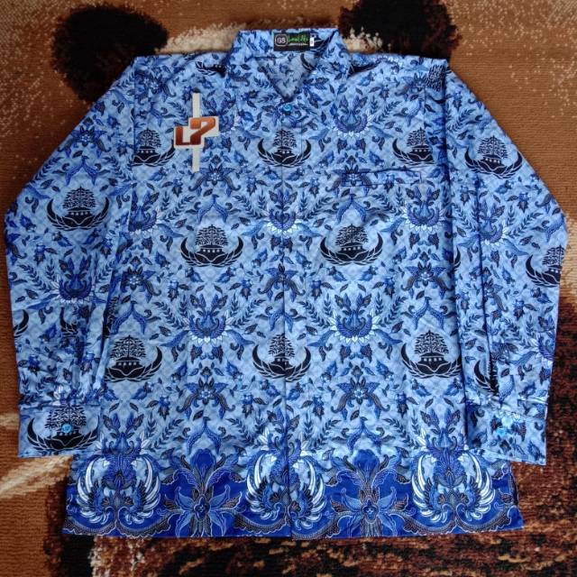 Jual BATIK KORPRI BATIK GURU PRIA KEMEJA BATIK BAPAK GURU BATIK SERAGAM ...