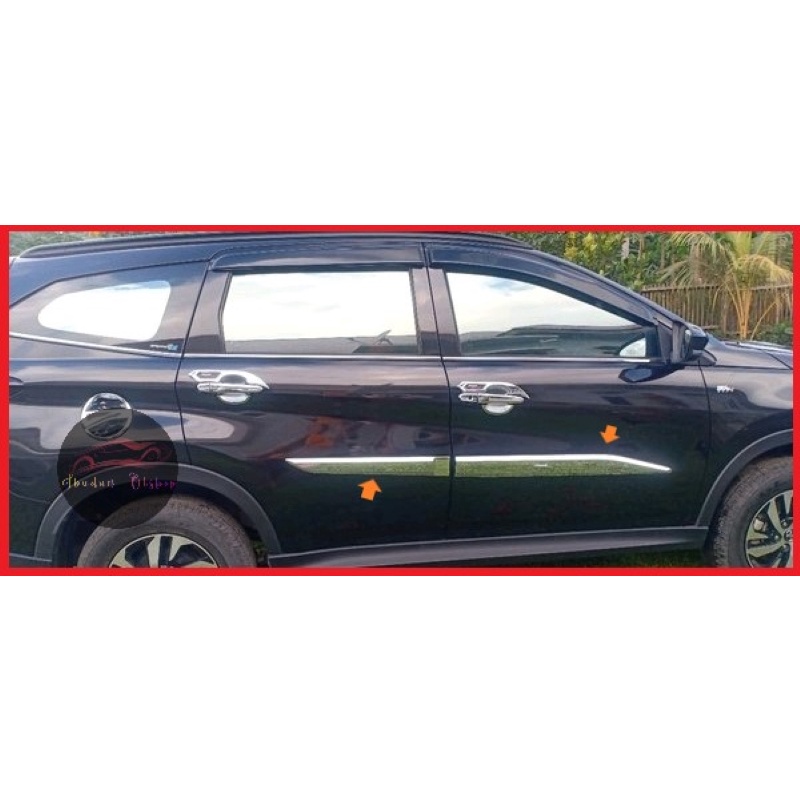 Jual LIST PINTU CHROME | LIST BODY SAMPING CHROME ALL NEW RUSH - ALL ...