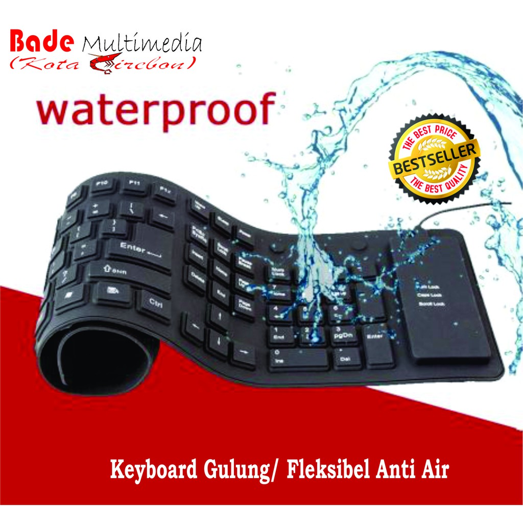 Jual Keyboard Fleksibel Notbook Laptop USB Anti Air Gulung Portable ...