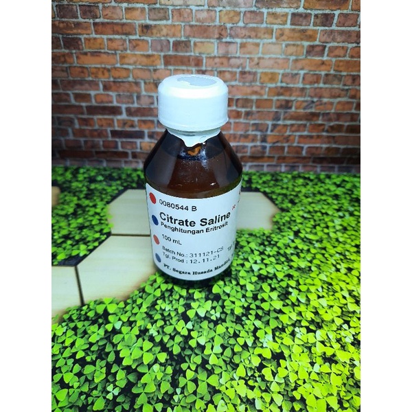 Jual LARUTAN CITRATE SALINE 100 mL INDOREAGEN| HAYEM 100 mL | LARUTAN ...