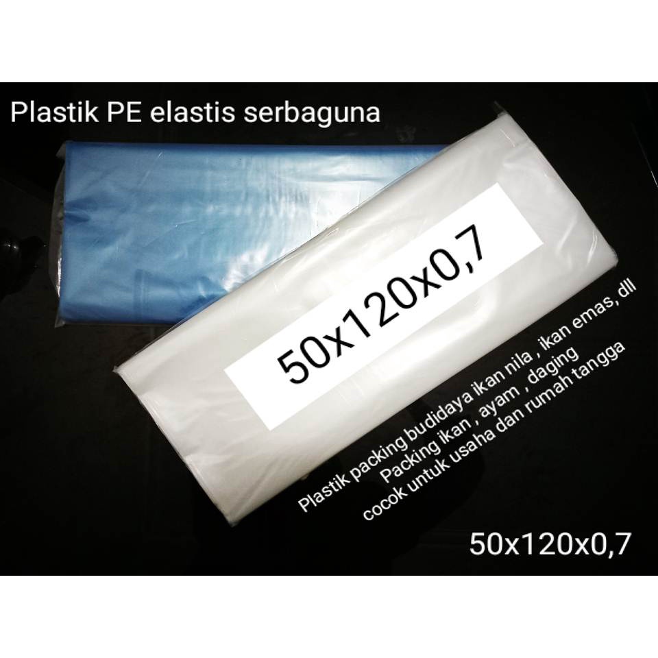 Jual Plastik PE ukuran 50x120 plastik packing budidaya ikan plastik packing serbaguna | Shopee ...