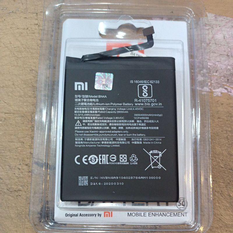 Jual BATERAI BATTERY XIAOMI REDMI NOTE 7 7S 8T BN4A BN 4A BN-4A ...