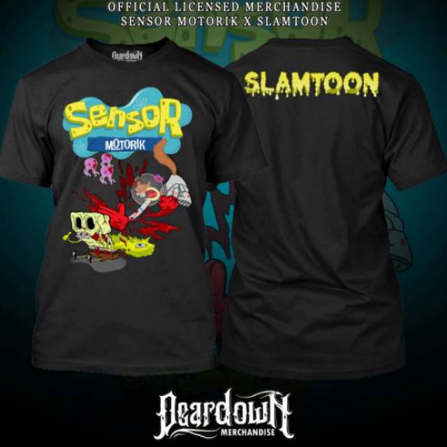 Jual Tshirt Music Original Kaos Band Metal SENSOR MOTORIK | Shopee ...