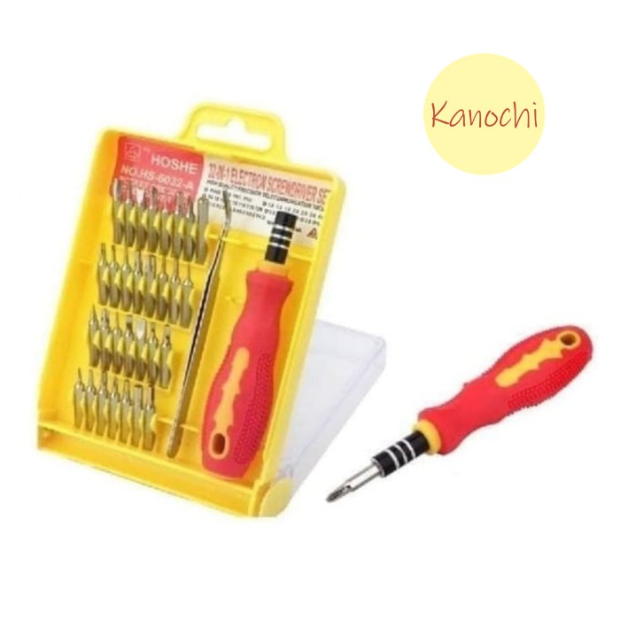 Jual Obeng set toolkit 32in1 lengkap dengan pinset 32 in 1 | Shopee ...