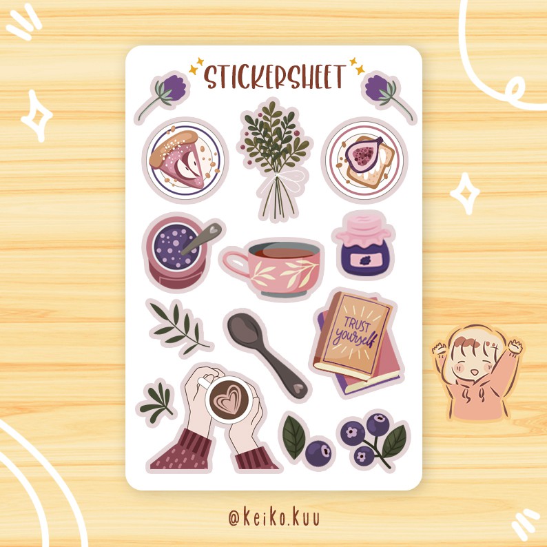Jual STIKER HIASAN AESTHETHIC COCOK UNTUK DEKORASI CASE HP ATAU JOURNAL ...