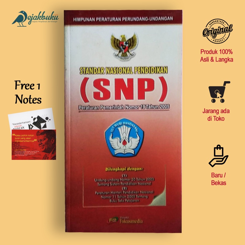 Jual Buku Standar Nasional Pendidikan (SNP) | Shopee Indonesia