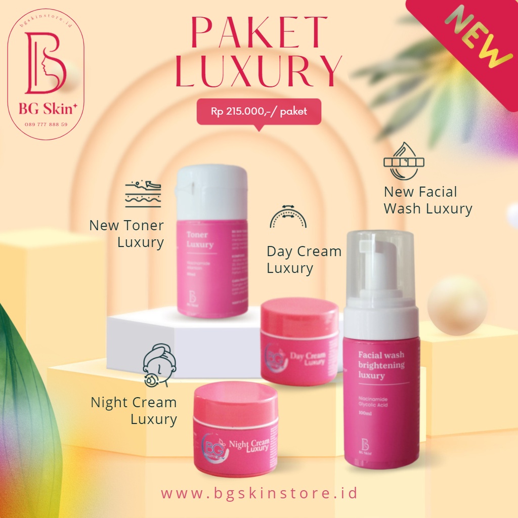 Jual [BG SKIN] Paket Skincare Kemasan Baru BG Skin | Shopee Indonesia
