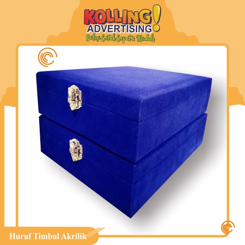 Jual Box Bludru Tempat Pehiasan / Box Plakat Akrilik Box Souvenir ...