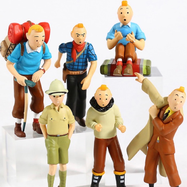 Jual Figure Tintin Baru Set Dapat 6 Pc | Shopee Indonesia