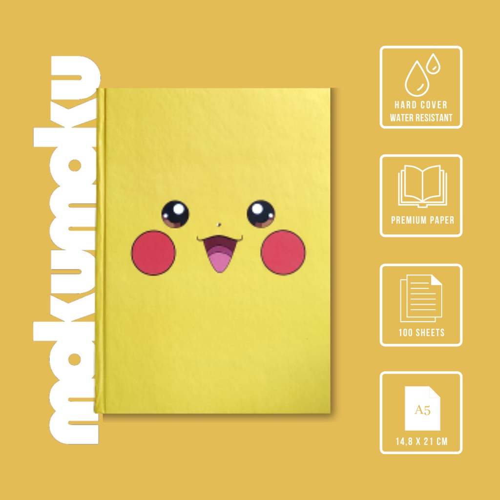 Jual NOTEBOOK - PIKACHU - | Shopee Indonesia
