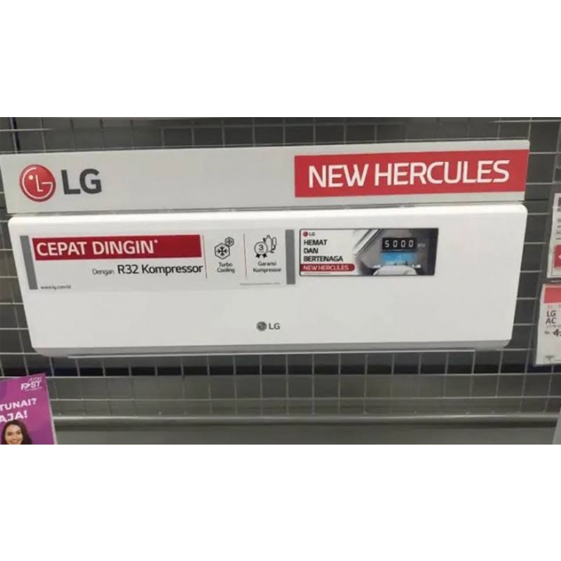 Jual AC LG HERCULES 1/2pk dan 1pk H05TN4 H09TN4 hemat listrik | Shopee ...