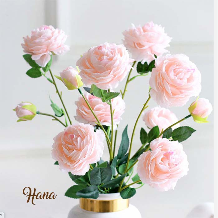 Jual Bunga peony artificial/bunga mawar plastik/mawar palsu dekorasi ...