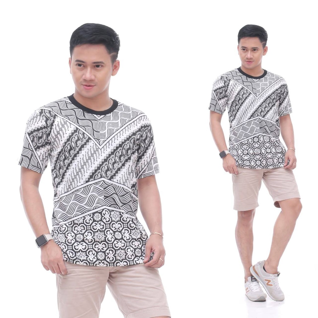 Jual Kaos Batik Etnik / kaos oblong wanita / kaos etnik pria / baju ...