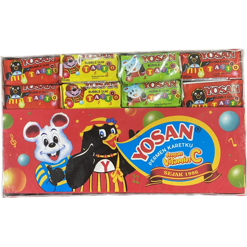 Jual PERMEN KARET KOTAK YOSAN - PERMEN KARET YOSAN 2 IN 1 | Shopee ...