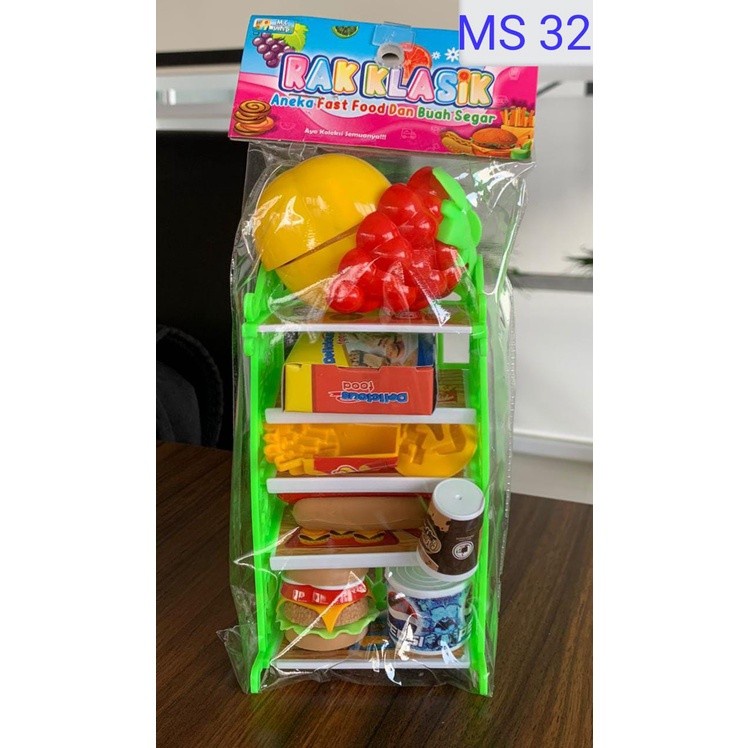 Jual Mainan Lemari Rak Klasik Plastik MS32 | Shopee Indonesia