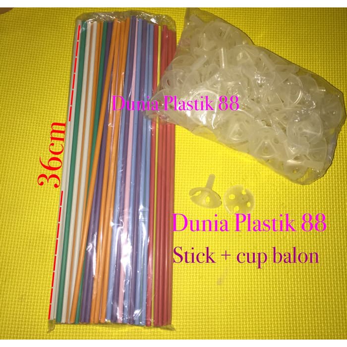 Jual 100Pc Stick Stik Tongkat Tangkai Gagang Pegangan + Kop Cup Untuk ...