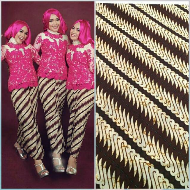 Jual Batik sogan jogja warna gading | Shopee Indonesia