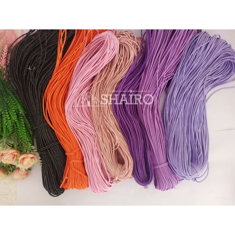 Jual Tali Karet Elastis Bulat 2,5mm (5meter) / elastic string / Tali ...