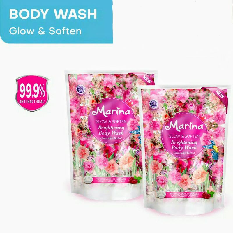 Jual MARINA BODY WASH 55ML(5PCS) | Shopee Indonesia