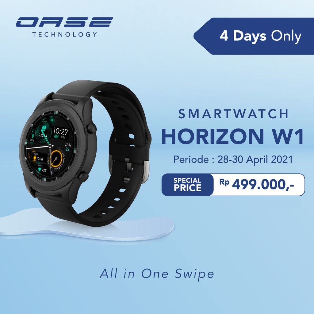 Jual OASE Smartwatch Horizon W1 - 1 Tahun Garansi Resmi By OPPO ...